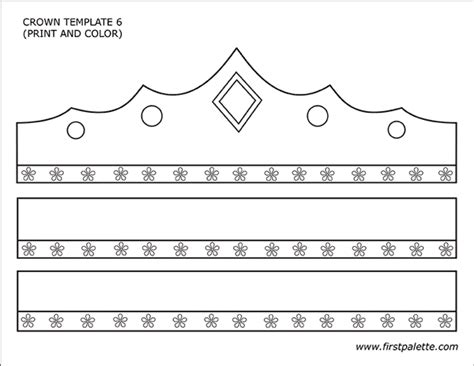 Prince And Princess Crown Templates Free Printable Templates