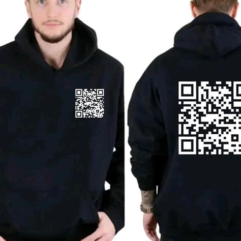 The Qr Code Hoodie 18 Today Only Glizm