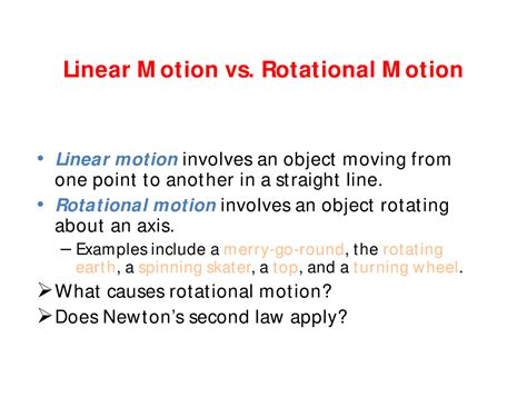 Week7 1 Physice Notes Linear M Otion Vs Rotational M Otion Linear