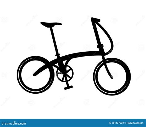 Folding Bike Icon Vector Stock Vector Illustration Of Isolated 201137032