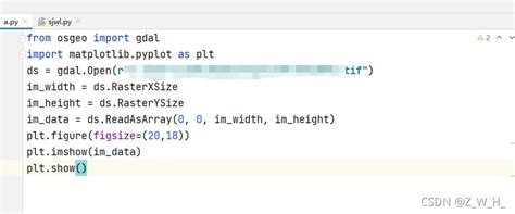 Python读取单波段影像dem单波段tif Readasarray Csdn博客