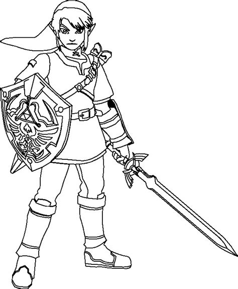 13 Aimable Coloriage Zelda Breath Of The Wild A Impri