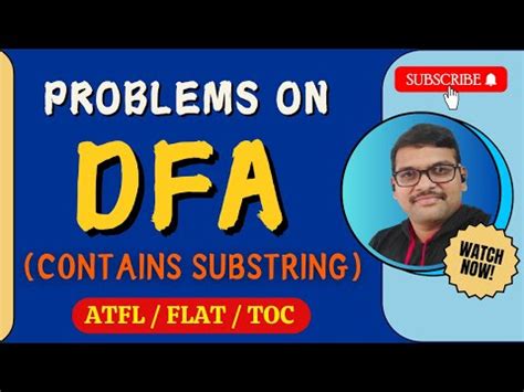 Learn DETERMINISTIC FINITE AUTOMATA DFA EXAMPLE 3 SUBSTRING OR CONTAINS
