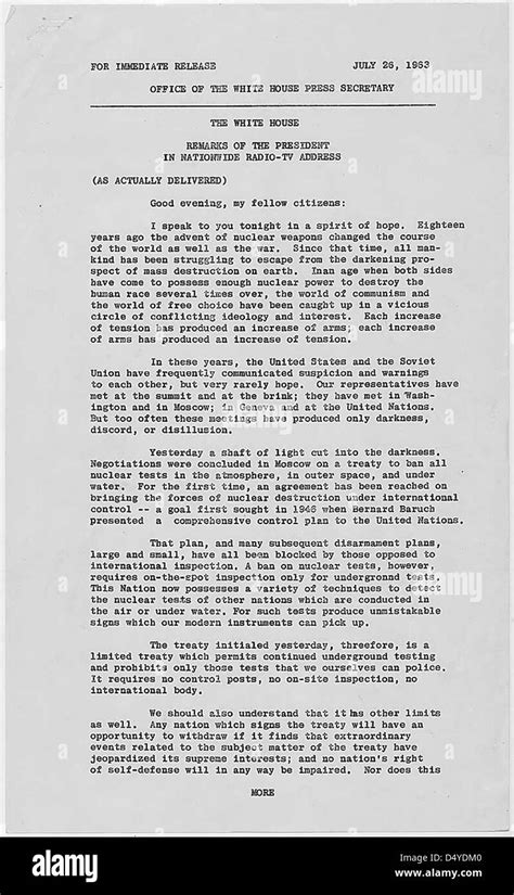 Nuclear Test Ban Treaty Hi Res Stock Photography And Images Alamy