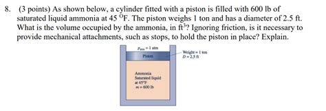 Solved 7 2 Points A Closed Rigid Tank Contains A Chegg