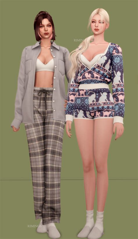 37 Sims 4 Sleepwear Cc Finds For Stylish Dreams The Mods Pixie