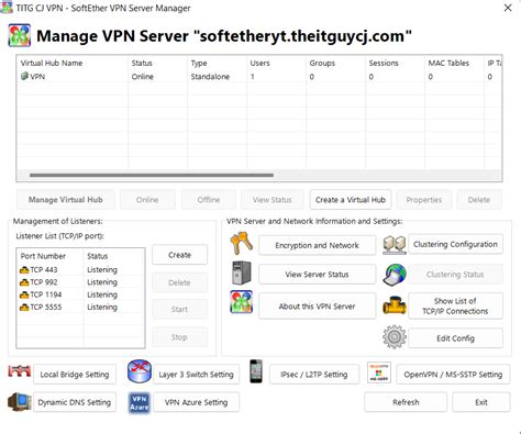 Installing Softether Vpn On Ubuntu 2204 The It Guy Cj