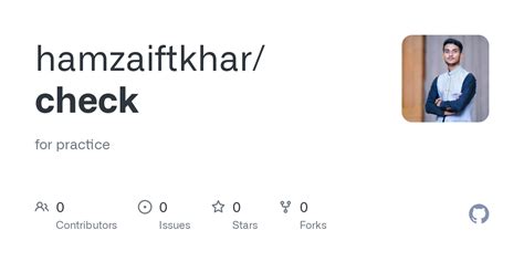 GitHub Hamzaiftkhar Check For Practice