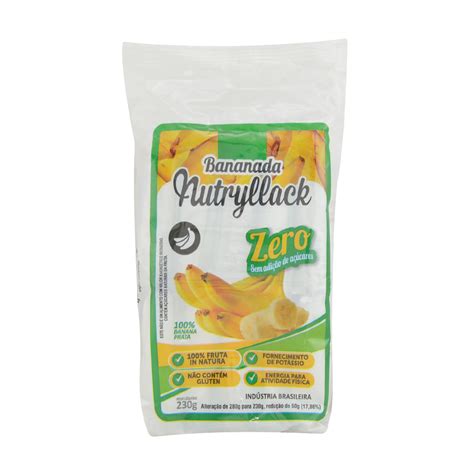 Bananada Nutrilac Natural Sem Açucar 230g Oba Hortifruti