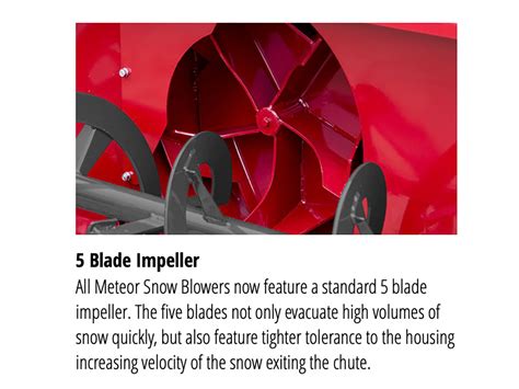 Performance Series Of Pull Type Snow Blower MK Martin Meteor