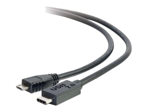 C2g 2m Usb 20 Usb C To Usb Micro B Cable Mm Black 88851 Ee Store