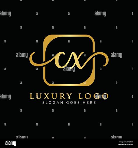 Initial Cx Letter Logo Creative Modern Typography Vector Template
