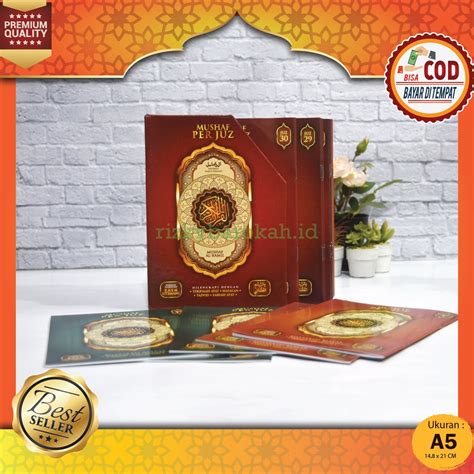Jual Alquran Hafalan Perjuz Lengkap Komplit 30 Juz Rasm Utsmani