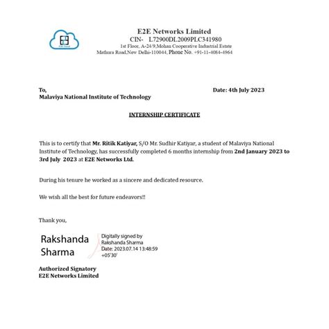 Ritik Katiyar On Linkedin Internshipcompleted