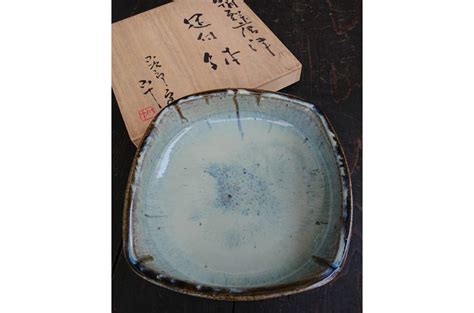おかみのブログ編朝鮮唐津足付鉢の釉薬のにじみや変化に思わず唸る西岡小十の器買取しました久留米の観古堂