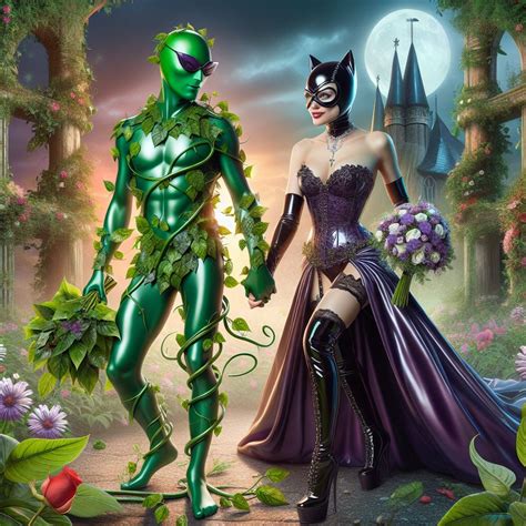 Male Poison Ivy Marrying Catwoman By Setois3 On Deviantart