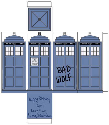 Print Out Paper Tardis