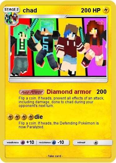 Pokémon Chad 158 158 Diamond Armor My Pokemon Card