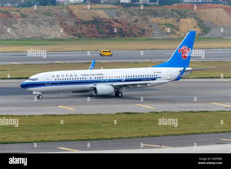 China Southern Airlines Boeing 737 Aircraft Taxiing Airplane Boeing