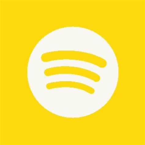Spotify Icon Yellow App