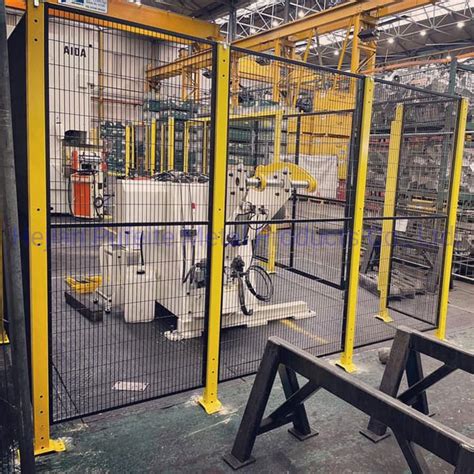 Custom Warehouse Safety Fence Robot Guard For Machines Machine