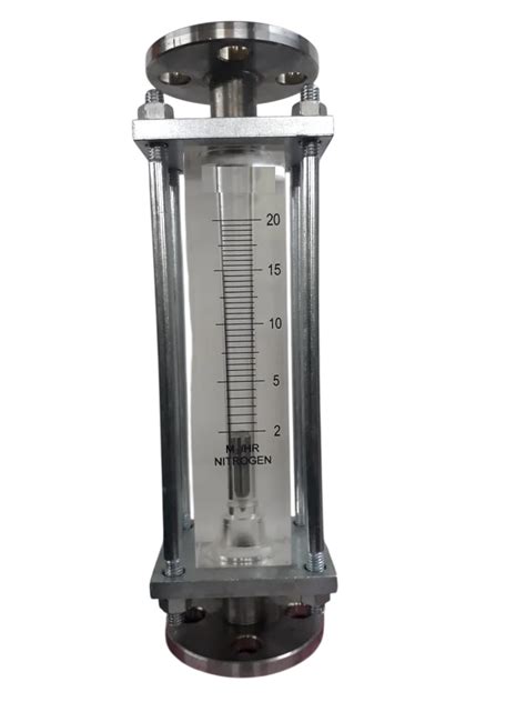 Acrylic Air Flow Meter Rotameter For Industrial Use 10000 Lph At