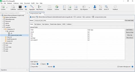 How To Create A Mongodb Index Studio T