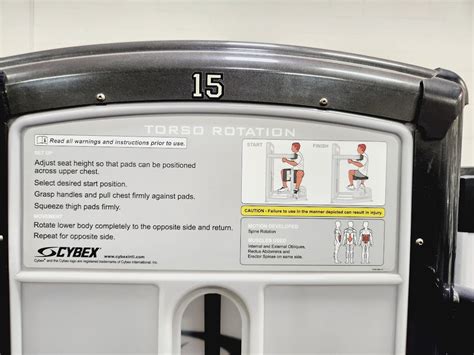 Cybex Torso Rotation Atlanta Fitness Repair