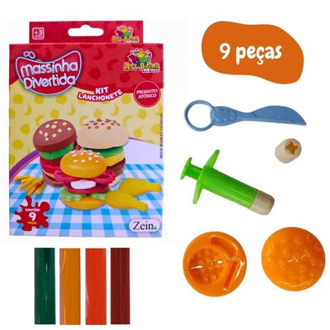 Massinha Massa De Modelar Forminhas Brinquedo Infantil Art Brink