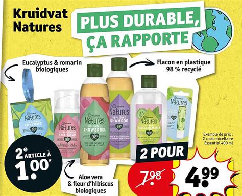 Promo Kruidvat Natures Chez Kruidvat Icatalogue Fr