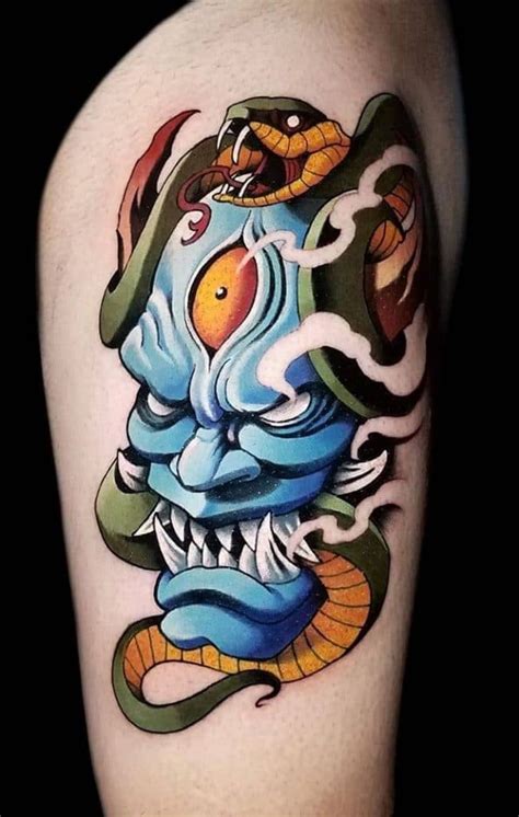 The Different Meanings Of Oni Tattoos Illustrated