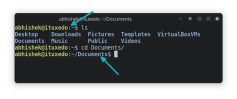 การเปลี่ยนไดเร็กทอรีใน Linux Terminal