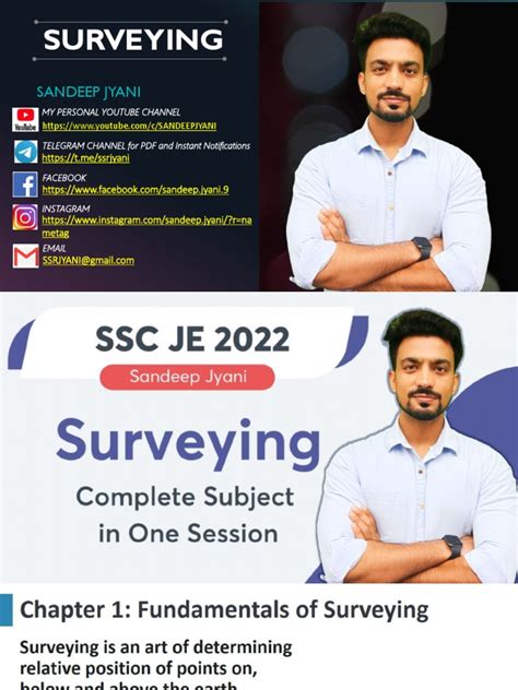 Surveying Complete Pdf By Sandeep Jyani Ssc Je Gate Ies Pdf Telegraphy Popular Culture