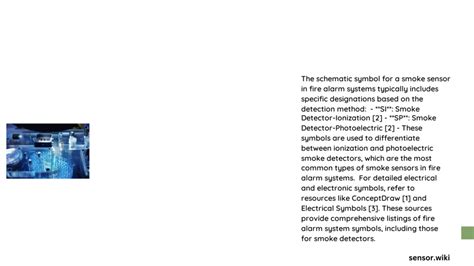 Comprehensive Guide To Smoke Sensor Schematic Symbol Technical