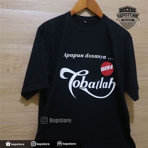 Jual Kaos Baju Obral Combed S Distro Teh Botol Sosro Apapun Dosanya Tobat Di Lapak Con Jersey