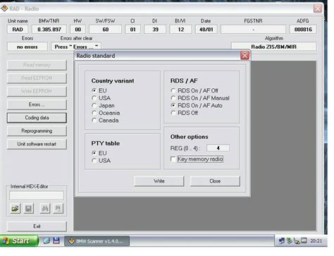 BMW Scanner PA Soft 1 4 0 E46Forum Pl