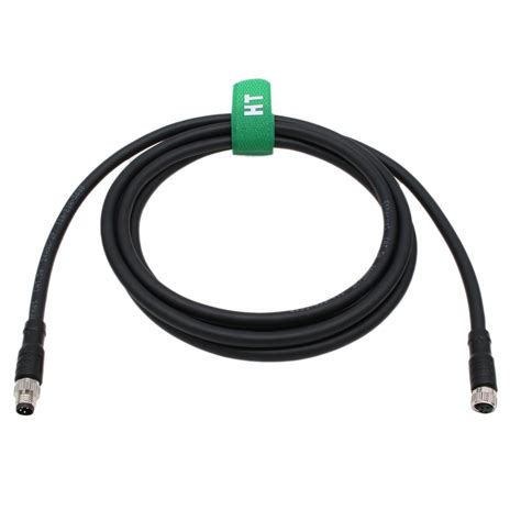 Buy M8 4 Pin Male Female Actuator Sensor Extension Power Cable For