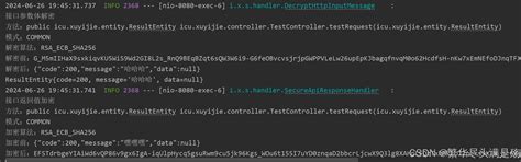 Spring Boot 接口参数解密和返回值加密secureapi Csdn博客