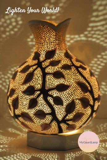 Magical Leaves Handmade Gourd Lamp Calabash Lamps Shadow Lamp Shade