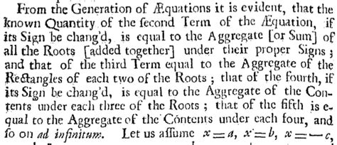 Polynomials Newtons Original Proof Of The Newton Girard Identity