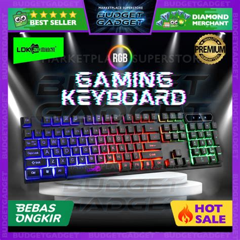 Jual Lokai R260 Gaming Keyboard Led Rgb Ldkai Hitam Jakarta Barat
