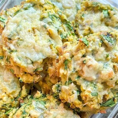 High Protein Spinach And Feta Breakfast Biscuits Recipe