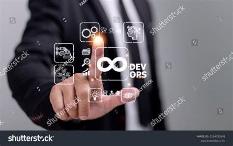 Devops Concept Software Development Operations Agile Stock Photo 2224023601 Shutterstock