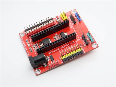 Expansion Shield Breakout Board For Arduino Nano Electronics Lab