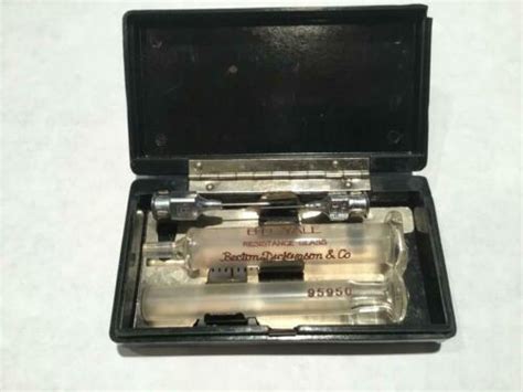 Antique Medical Syringe Becton Dickinson Co Antique Price Guide