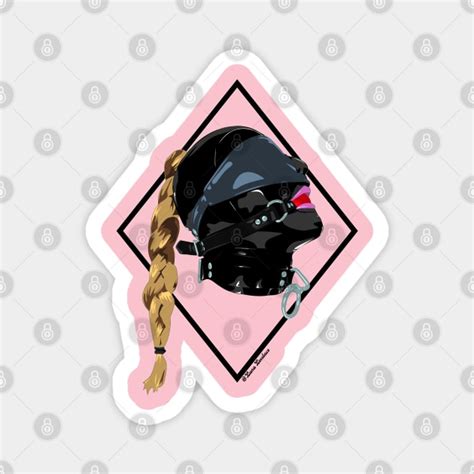 Luna Lovelace In Latex Hood Bdsm Magnet Teepublic