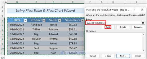 How To Consolidate Multiple Excel Worksheets Into One Pivottable Methods