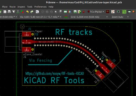 Rf Tools Kicad