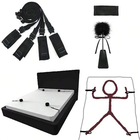 Kit De Bdsm De Bondage Sexual Utimi Conjunto De Restrições Sexuais Com