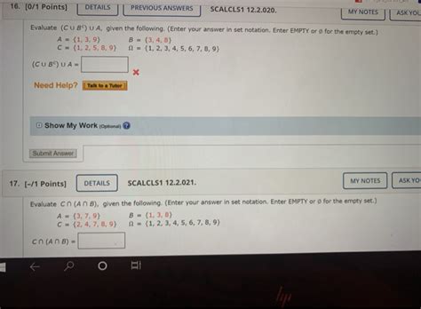 solved 16 [0 1 points details previous answers scalcls1